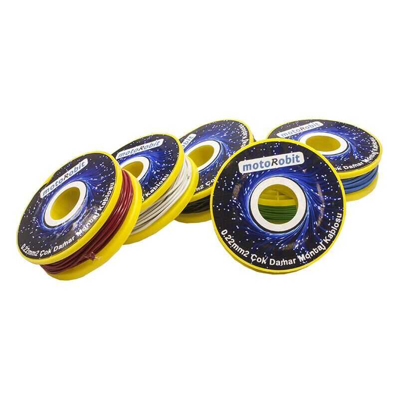 0.22 mm2 Blue Multicore Assembly Cable - 10 Meters Motorobit ...