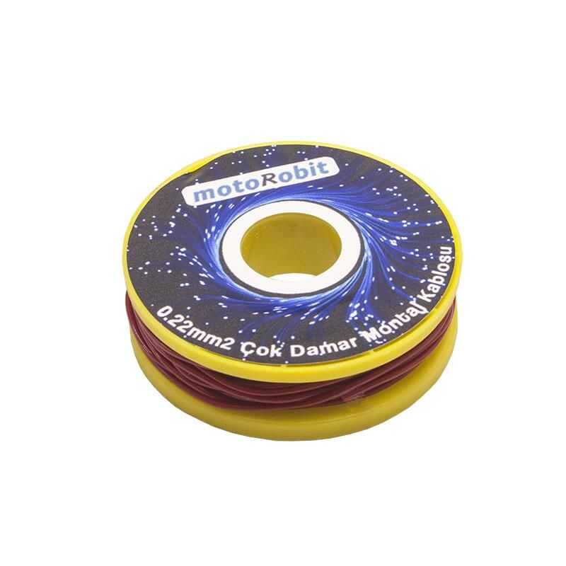 0.22 mm2 Red Multicore Assembly Cable - 10 Meters Motorobit - Motorobit.com