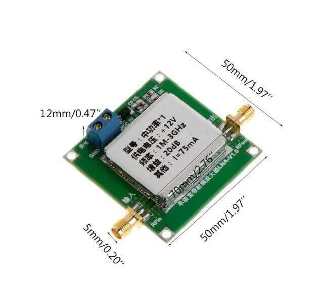 1-3000MHz 20dB LNA RF Broadband Amplifier Module Motorobit - Motorobit.com