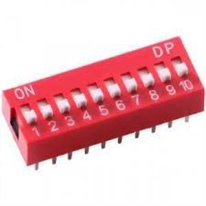 10-Pin Dip Switch Dip Switch Motorobit - Motorobit.com