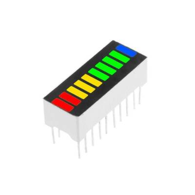10 Segment Led Bar - Renkli Segment Display Motorobit - Motorobit.com