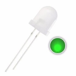 10mm White LED - 10 Pieces Motorobit - Motorobit.com