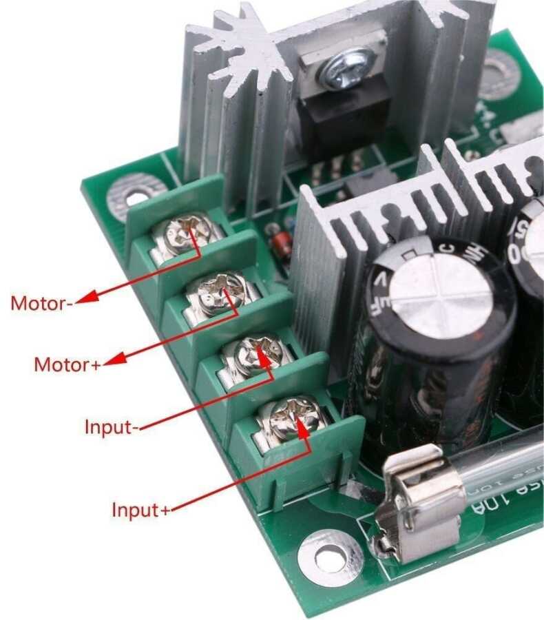 12-40V 10A Motor Sürücü Kartı (400W) Dc Motor Sürücüleri Motorobit ...