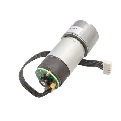12V 20Rpm 33mm Dc Motor with Gearbox and Encoder 33B395 Motorobit ...