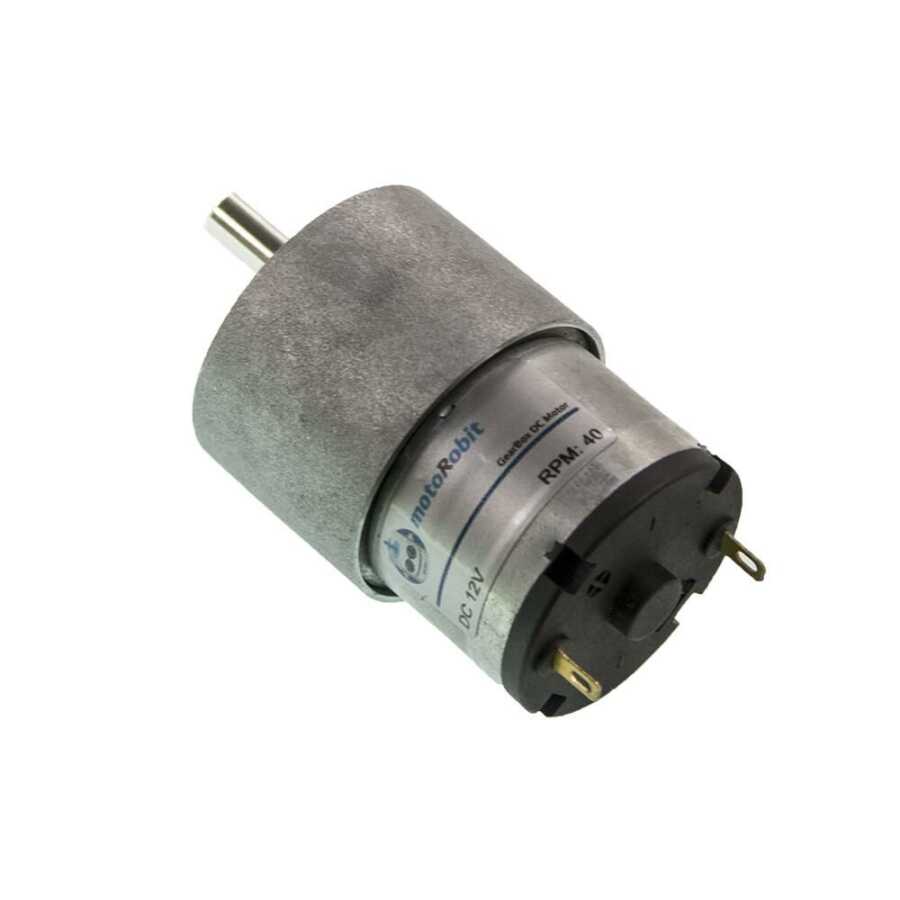 12V 40Rpm 37mm Redüktörlü Eksantrik Dc Motor 37mm Serisi Motorobit ...