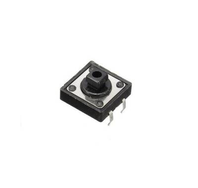 12x12x7.3mm 4 Pinli Siyah Push Buton - Tact Switch 12X12 Tact Switch ...