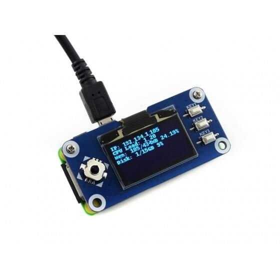 1.3 inch 128x64 Tuşlu Raspberry Pi Oled Lcd Ekran Raspberry Pi Ekranlar - LCD Display WaveShare ...