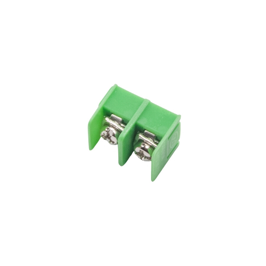 2 Pin Barrier Terminal Block - 8.5mm Green Motorobit - Motorobit.com