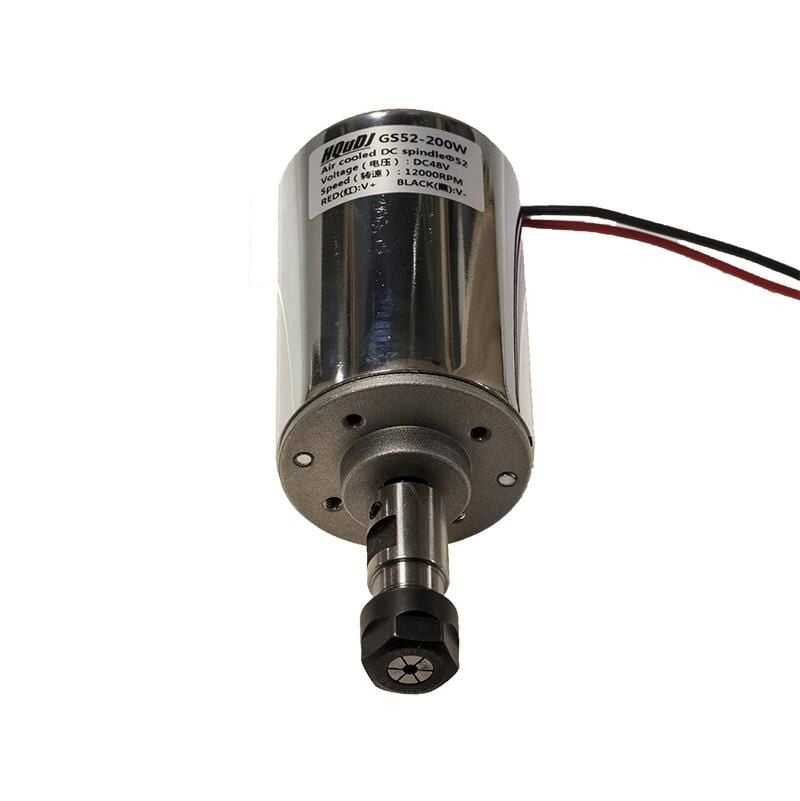 200W 12-48V CNC Spindle Motoru Spindle Motoru Motorobit - Motorobit.com