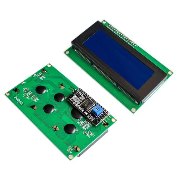 20x4 IIC/I2C/TWI Seri LCD Ekran - Mavi Karakter Lcd Display Motorobit ...