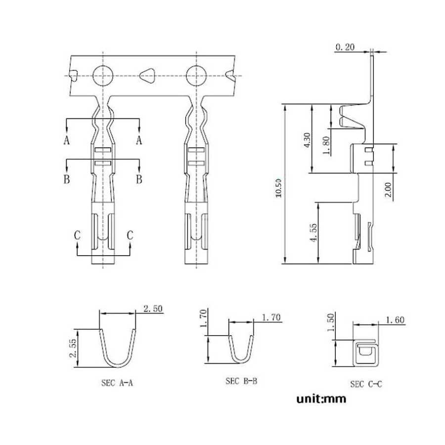 2.54mm Dupont Connector Female Terminal Motorobit - Motorobit.com