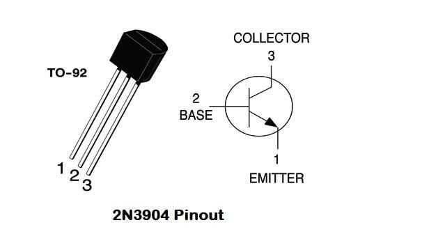 2N3904 - TO92 NPN Transistör 2N Transistör Motorobit - Motorobit.com