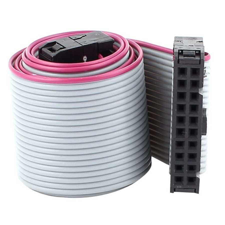 2x10 20 Pin Female-Female Flat Cable - 50cm Motorobit - Motorobit.com