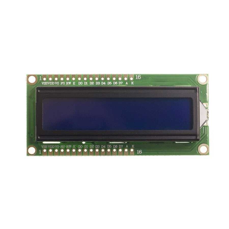 2X16 Lcd Display Çift Taraflı - Mavi Karakter Lcd Display Motorobit ...