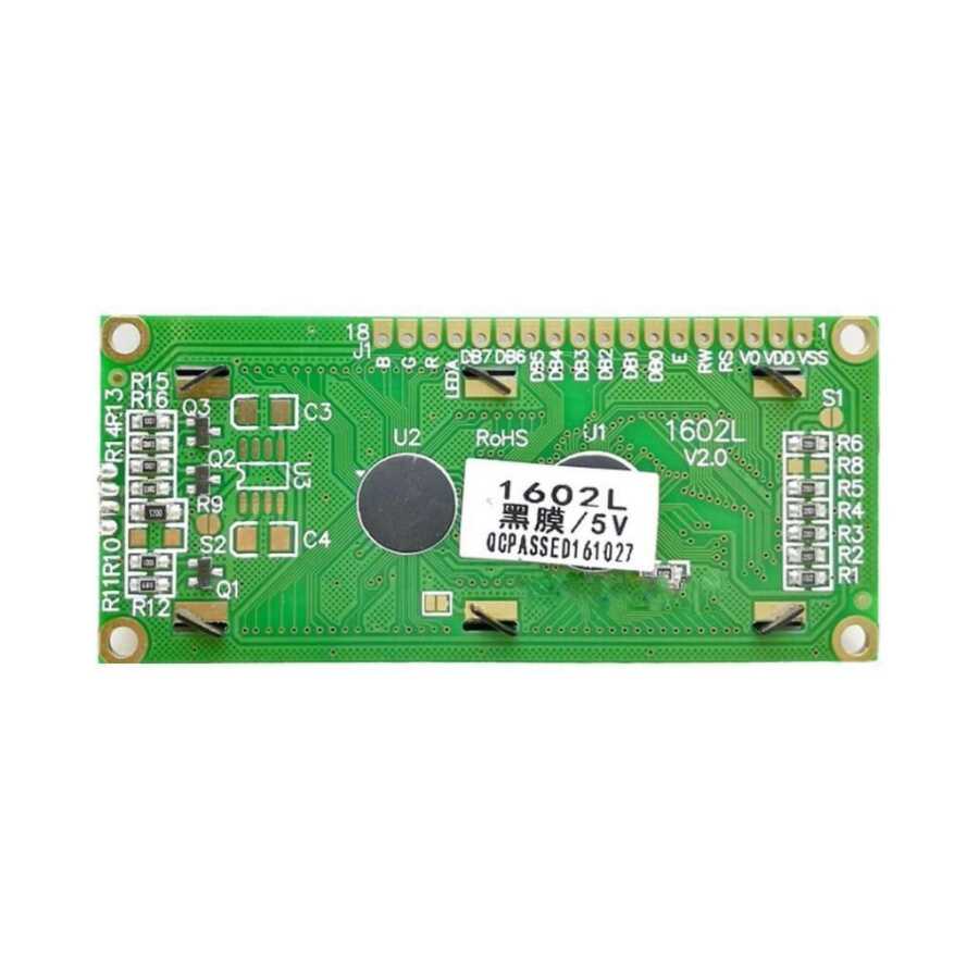 2X16 Lcd Display Sol Üst RGB - SMR1602L Karakter Lcd Display Motorobit - Motorobit.com