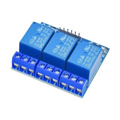3 Channel 5V Relay Card - With Optocoupler Isolator Motorobit ...