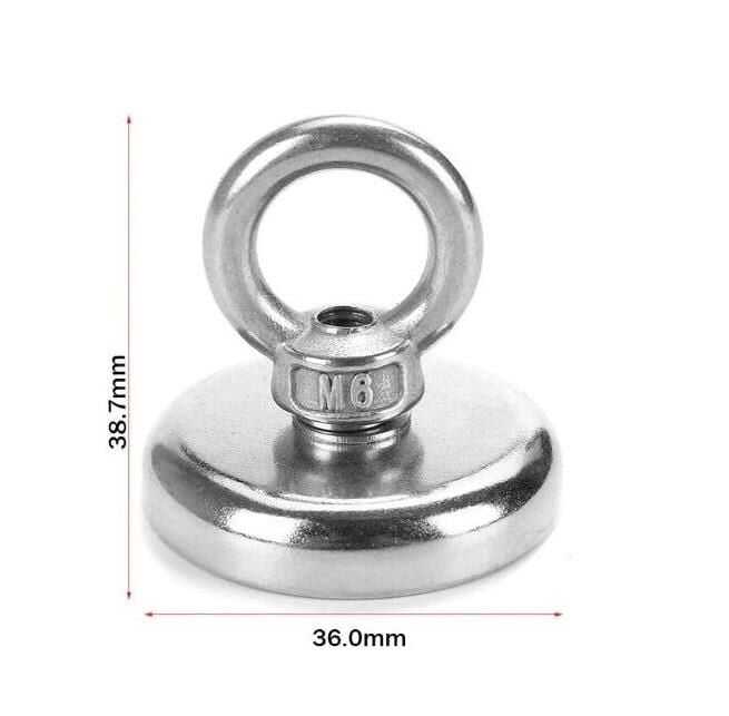36mm Fishing Magnet - Neodymium Pot Magnet Motorobit - Motorobit.com