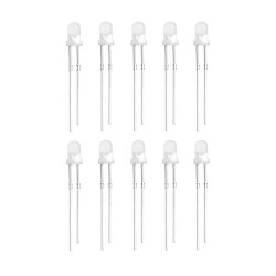 3mm Yellow Led Package - 10 Pieces Motorobit - Motorobit.com