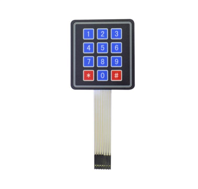 3X4 Membrane Keypad Motorobit - Motorobit.com
