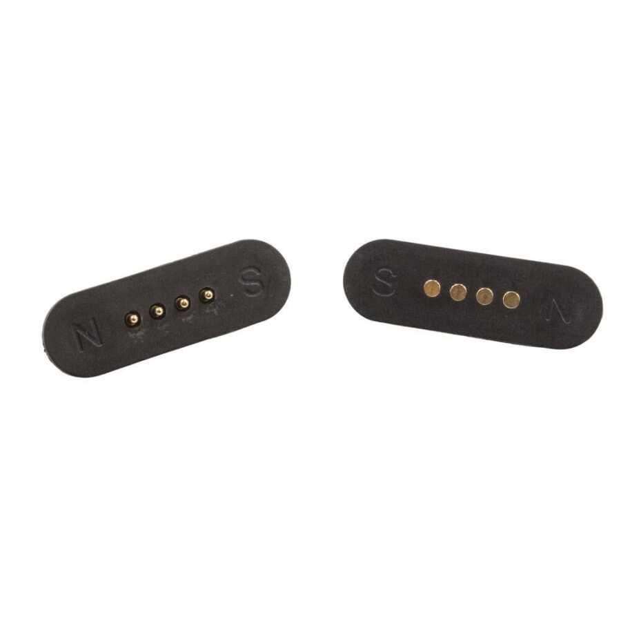 4-Pin 28x9mm Pogo Pin Manyetik Konnektör Takımı Diğer Konnektörler ...