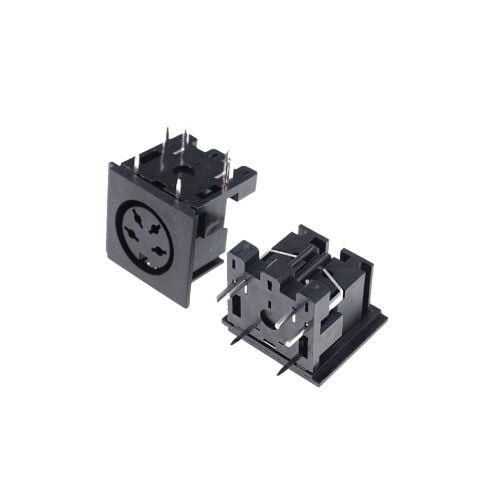 4 Pin Female DIN Connector - Panel Type Motorobit - Motorobit.com