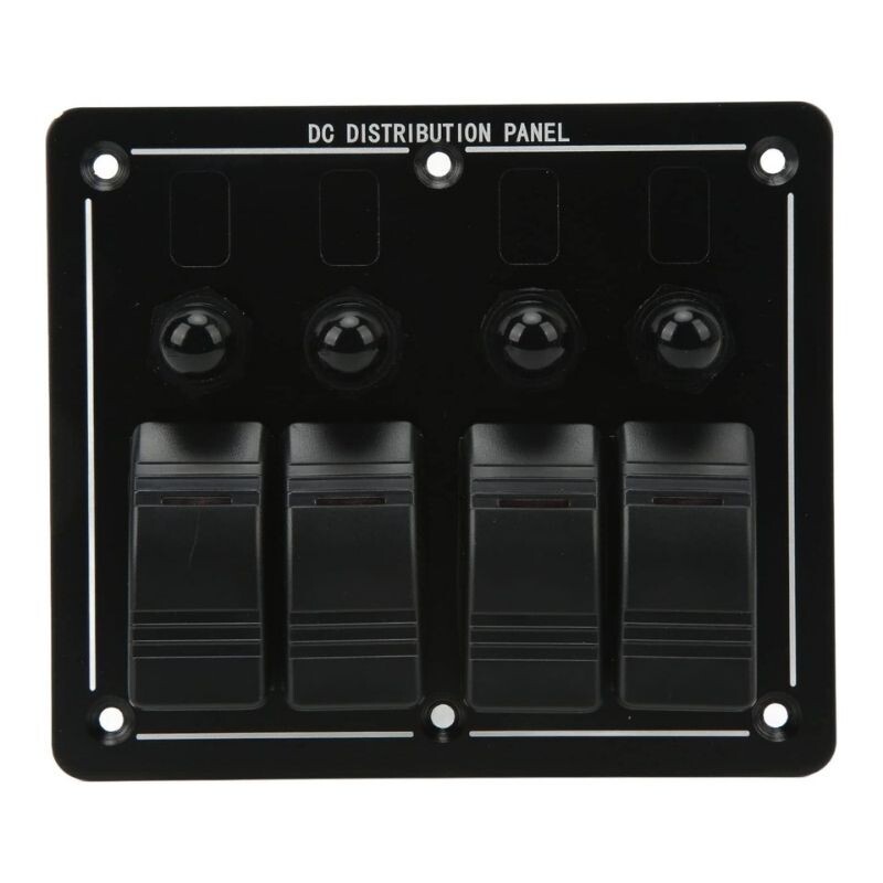4-way ON-OFF Switch Panel - Overcurrent Protection Motorobit ...