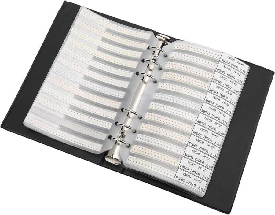 4500 Pieces 603 SMD Capacitor Set Book Motorobit - Motorobit.com