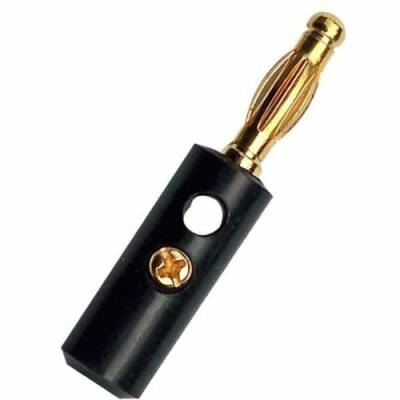 4mm Black Male Born Jack - Banana Connector Motorobit - Motorobit.com