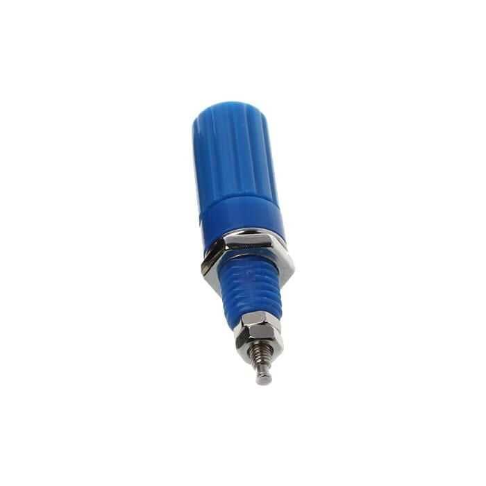 4mm Born Jack - Banana Blue Female Socket with Screw Motorobit ...