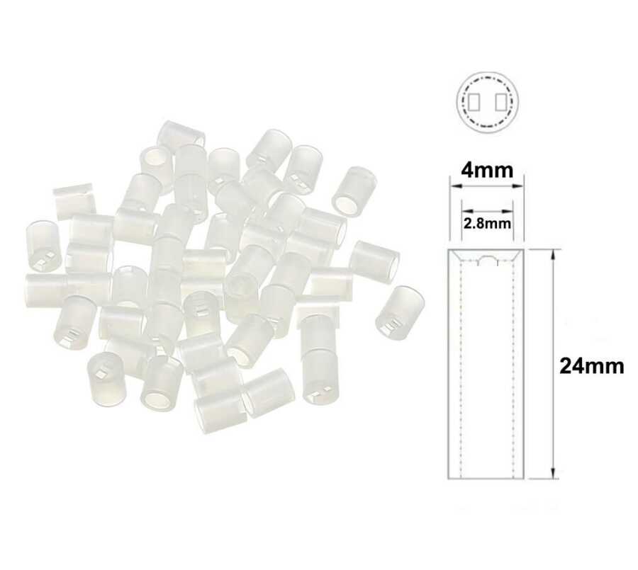 4x24mm Led Distance (Standoff) - White Motorobit - Motorobit.com