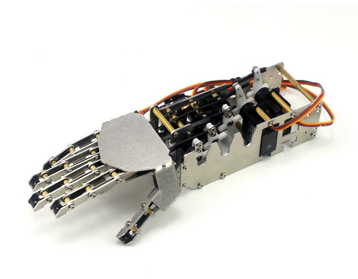 5 Eksenli Robot Kol - Sağ Robot Kol - Gripper Motorobit - Motorobit.com