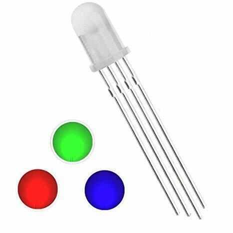 5mm RGB LED 4 Bacaklı Ortak Katot 5mm Led Motorobit - Motorobit.com