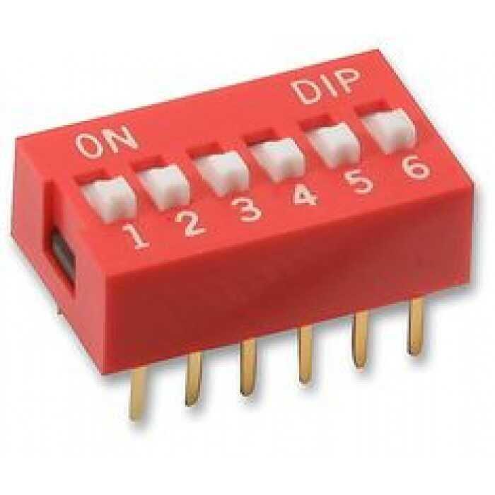 6-Pin Dip Switch Dip Switch Motorobit - Motorobit.com