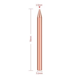 60W B Type Soldering Iron Tip - Copper Motorobit - Motorobit.com