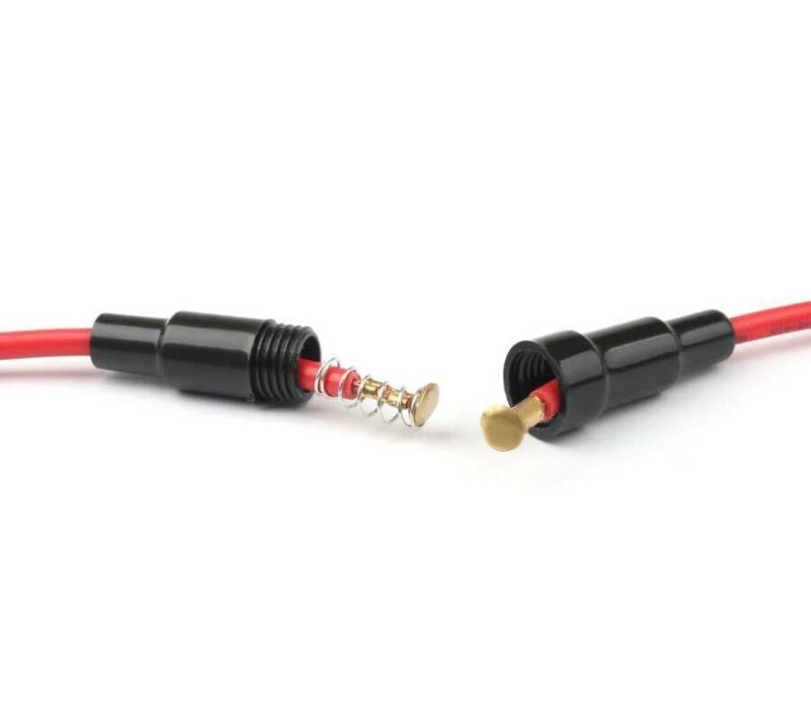 6x30 Cable Fuse Holder - Black Motorobit - Motorobit.com