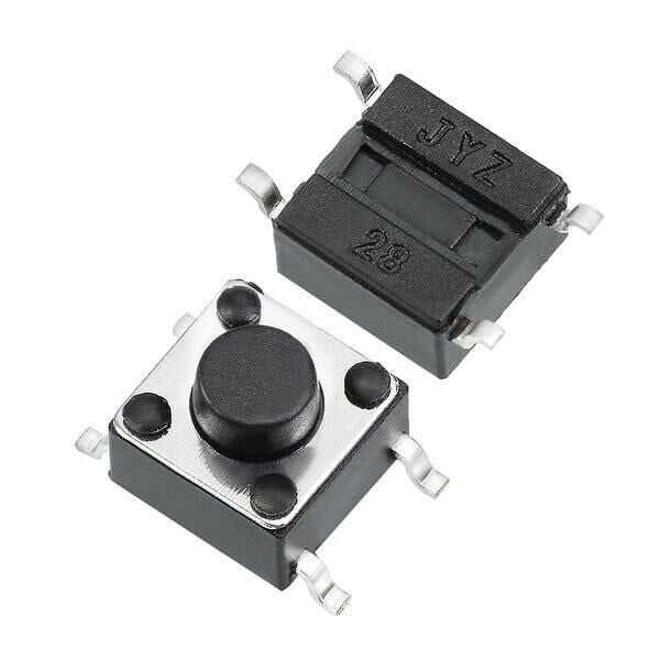 6x6x5mm 4 Pin SMD Push Button - Tact Switch Motorobit - Motorobit.com