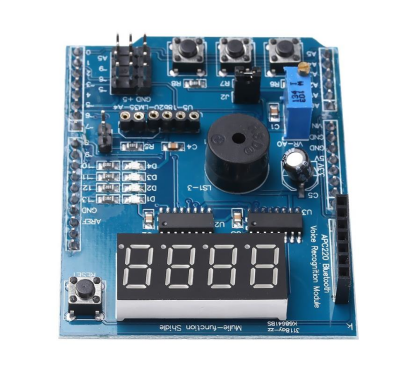 7-Segment Multifunctional Shield Motorobit - Motorobit.com