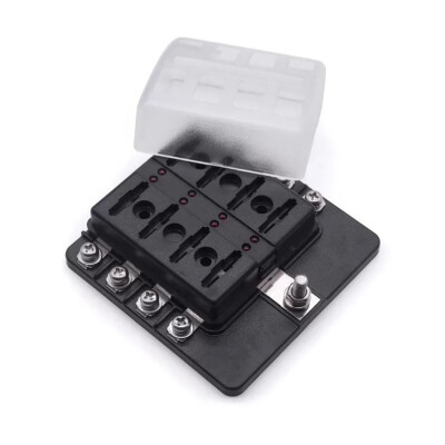 8 Channel Auto Blade Fuse Box - With LED Motorobit - Motorobit.com