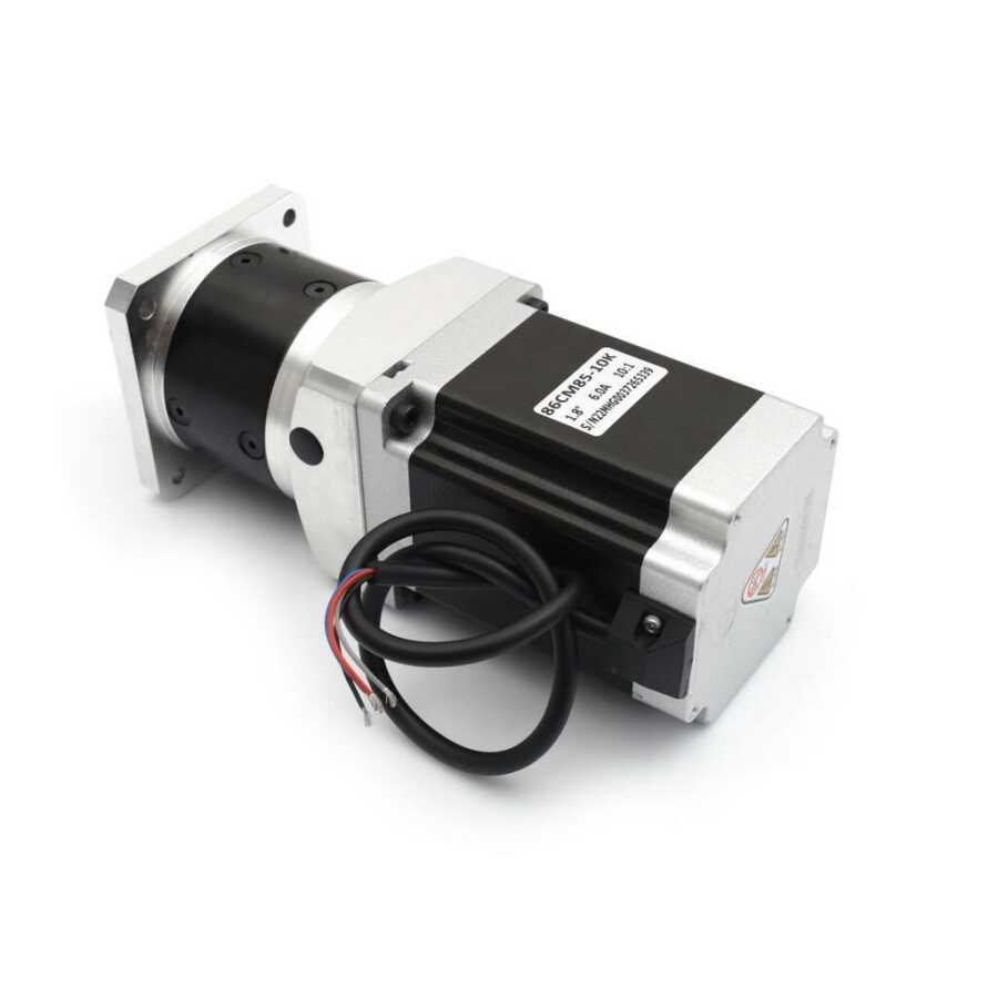 86CM85-10K NEMA34 1/10 Geared Stepper Motor Motorobit - Motorobit.com