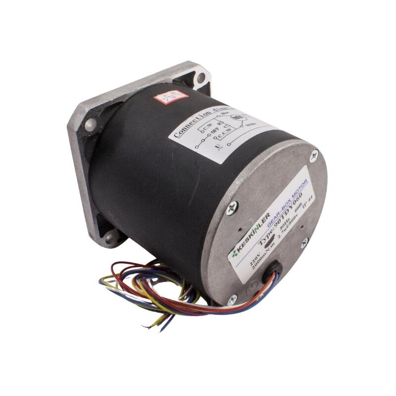90TDY060 220V 60RPM AC Senkron Motor 90mm Serisi Keskinler - Motorobit.com