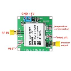 AD8317 DC 5V 1M-10000Mhz RF Sinyal Amplifikatör Modülü RF Amplifikatör ...