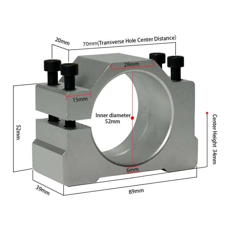 Aluminum 52mm Spindle Motor Holder Holder Motorobit - Motorobit.com