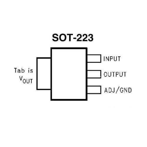 AMS1117 SMD 3.3V Voltaj Regülatörü - LM1117 Voltaj Regülatörleri AMS ...