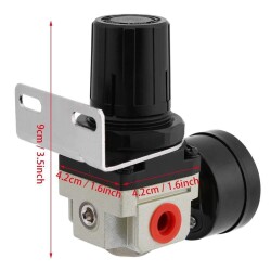 AR2000-02 Pneumatic Air Pressure Regulator 1/4 Motorobit - Motorobit.com