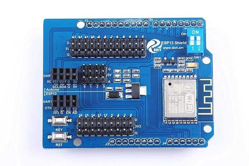 Arduino ESP-13 Wifi Shield ESP8266 Arduino Shield Motorobit - Motorobit.com