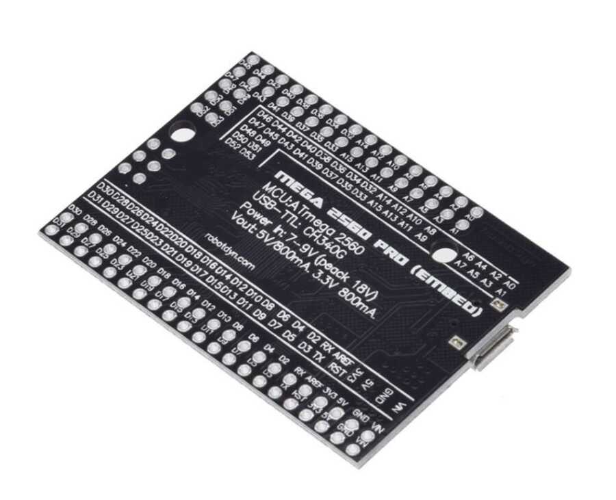 Arduino Mega 2560 PRO - CH340 ATmega2560 16U-TH Klon Arduino Modelleri Motorobit - Motorobit.com