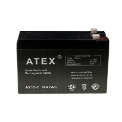 Atex 12V 7Ah Akü Akü Atex - Motorobit.com