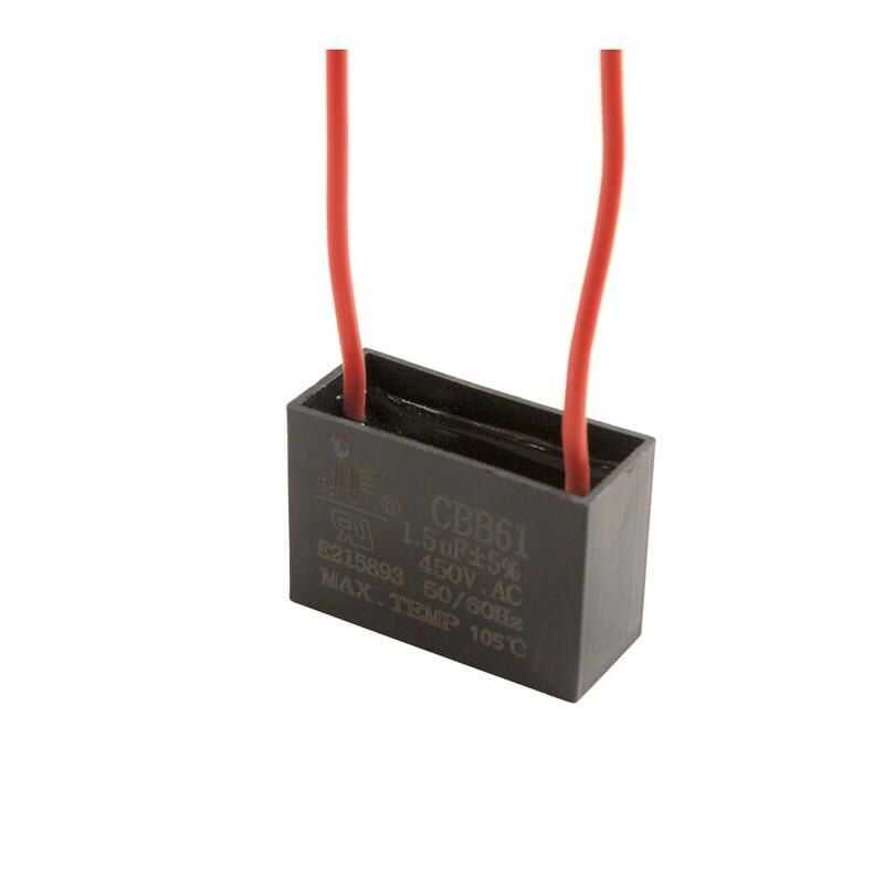CBB61 1.5uF 450V Permanent Capacitor with Cable Box Motorobit ...