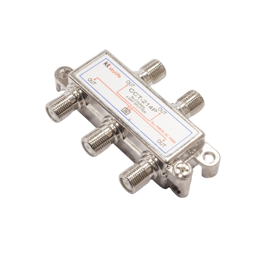 CCT-214P 4 Way CATV Satellite Antenna Multiplexer Splitter Motorobit ...