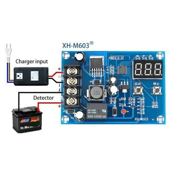 Charge Control Circuit 12-24V Battery and Lithium Battery Compatible ...
